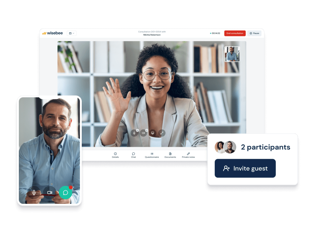 Consultants can earn more with video consultations - Wisebee
